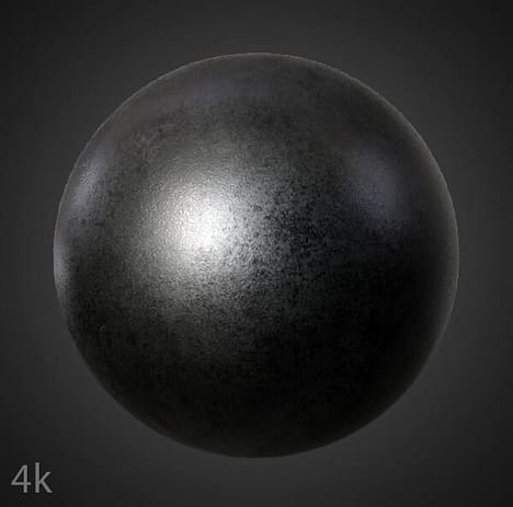 Grinded Iron Metal 3D texture PBR High Resolution Free Download HD 4k ...