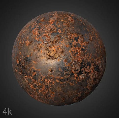 Grinded Iron Metal 3D texture PBR High Resolution Free Download HD 4k ...