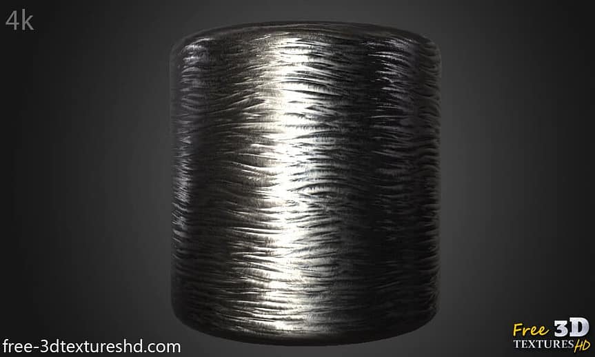 Grinded Iron Metal 3D texture PBR High Resolution Free Download HD 4k ...